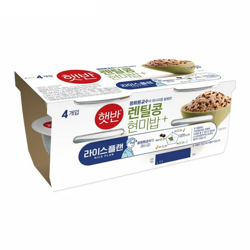 CJ 햇반 렌틸콩 현미밥 190g - 기타면류 | 쿠팡