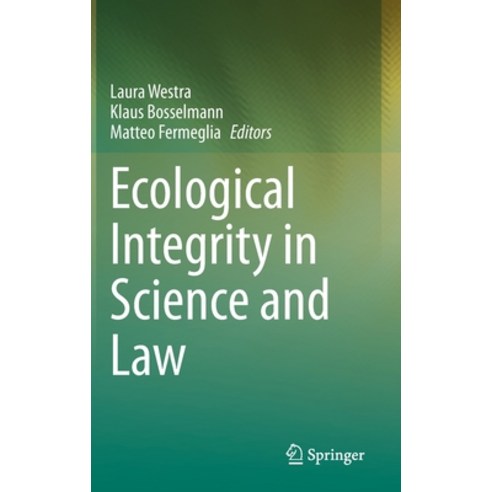 Ecological Integrity in Science and Law Hardcover, Springer - 가격 변동 추적 ...