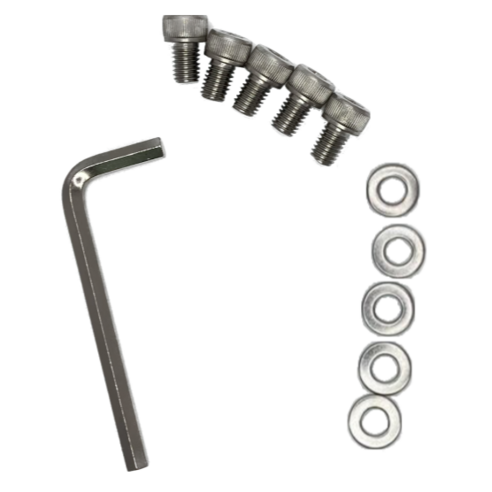 M8 볼트 나사 12mm 세트(볼트+와셔+렌치 구성) 모니터암 및 브라켓용, 1세트 - 볼트/너트 | 쿠팡