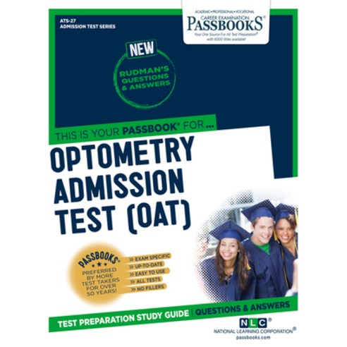 Optometry Admission Test (Oat) Volume 27 Paperback, Passbooks, English ...