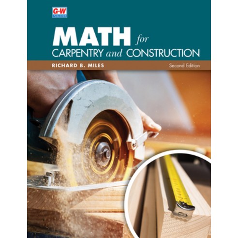 (영문도서) Math for Carpentry and Construction Paperback, Goodheart-Wilcox ...