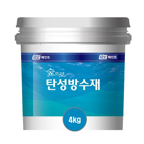 KCC정품 숲으로 탄성방수제 4kg 친환경방수제 옥상방수제 방수페인트 - 방수페인트 | 쿠팡