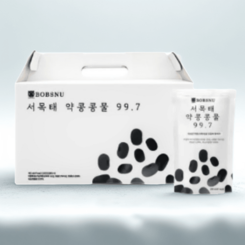 '[홈쇼핑완판템] 서울대 밥스누 서목태 약콩 콩물 99.7 190ml x 20팩 100%국내산 약콩 콩국수 진한콩물 한끼식사' 최저가 검색, 최저가 54,400원 - 할인 알림