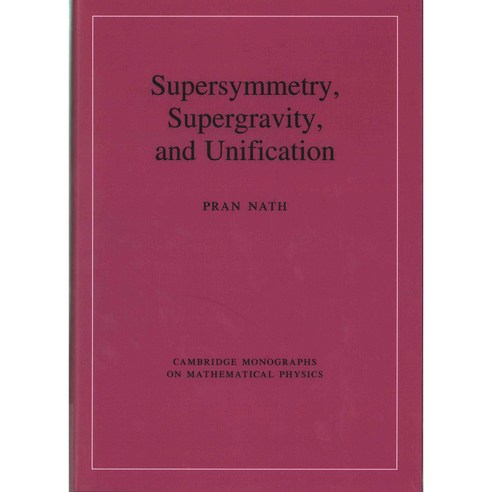 Supersymmetry Supergravity and Unification, Cambridge Univ Pr - 가격 변동 ...