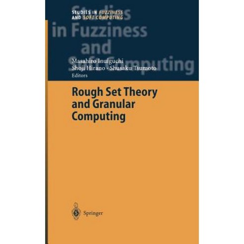 Rough Set Theory and Granular Computing Hardcover, Springer - 가격 변동 추적 그래프 - 역대