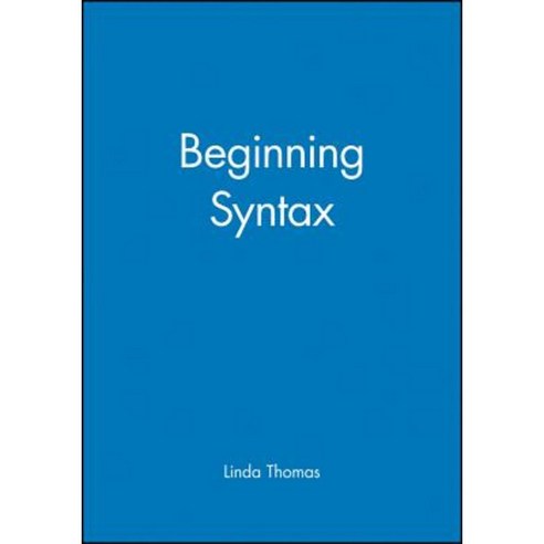 Beginning Syntax Paperback, Wiley-Blackwell - 가격 변동 추적 그래프 - 역대가