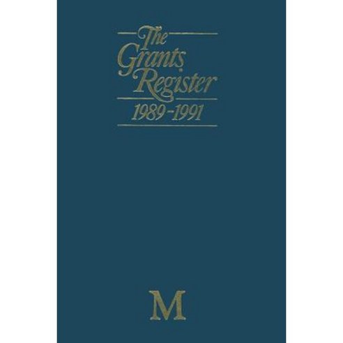 The Grants Register 1989-1991 Paperback, Palgrave MacMillan - 가격 변동 추적 ...