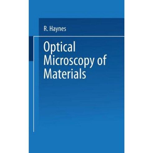 Optical Microscopy of Materials Paperback, Springer - 가격 변동 추적 그래프 - 역대가