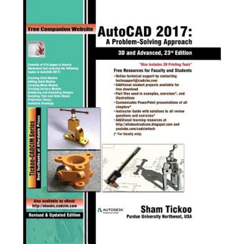 AutoCAD 2017: A Problem-Solving Approach 3D and Advanced Paperback ...