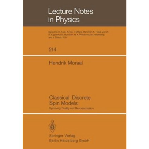 Classical Discrete Spin Models: Symmetry Duality and Renormalization ...