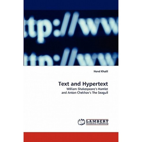 Text and Hypertext Paperback, LAP Lambert Academic Publishing - 가격 변동 ...