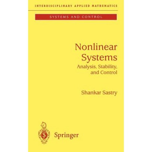 Nonlinear Systems: Analysis Stability and Control Hardcover, Springer ...