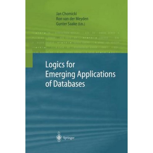 Logics for Emerging Applications of Databases Paperback, Springer - 가격 ...