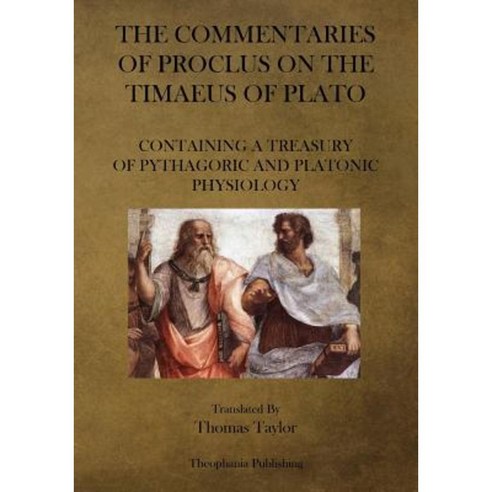 The Commentaries of Proclus on the Timaeus of Plato Paperback ...