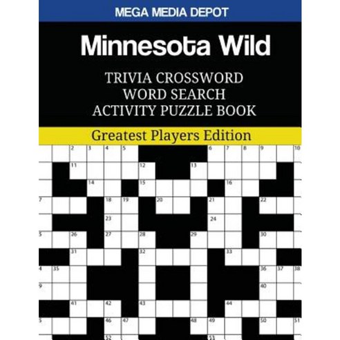 Minnesota Wild Trivia Crossword Word Search Activity Puzzle Book ...