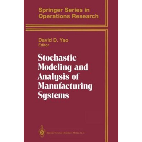 Stochastic Modeling and Analysis of Manufacturing Systems Paperback, Springer - 가격 변동 추적 그래프 - 역대가