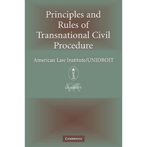 Principles of Transnational Civil Procedure Hardcover, Cambridge ...