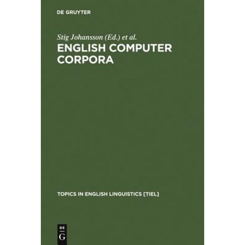 English Computer Corpora Hardcover, Walter de Gruyter - 가격 변동 추적 그래프 - 역대가