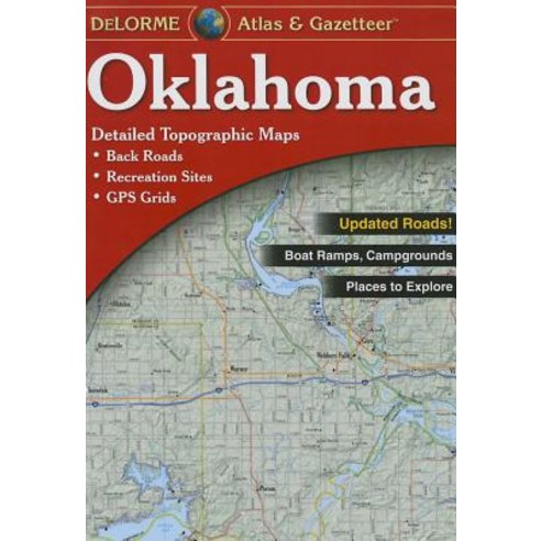 Delorme Atlas Oklahoma 5e: Deok Paperback, Delorme Mapping Company - 가격 ...