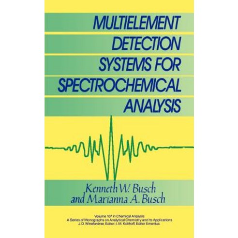 Multielement Detection Systems for Spectrochemical Analysis Hardcover ...