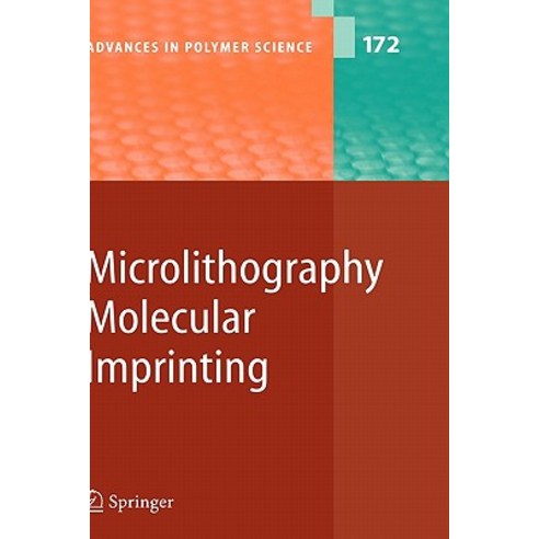 Microlithography/Molecular Imprinting Hardcover, Springer - 가격 변동 추적 그래프 - 역대가