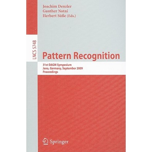 Pattern Recognition: 31st DAGM Symposium Jena Germany September 9-11 ...