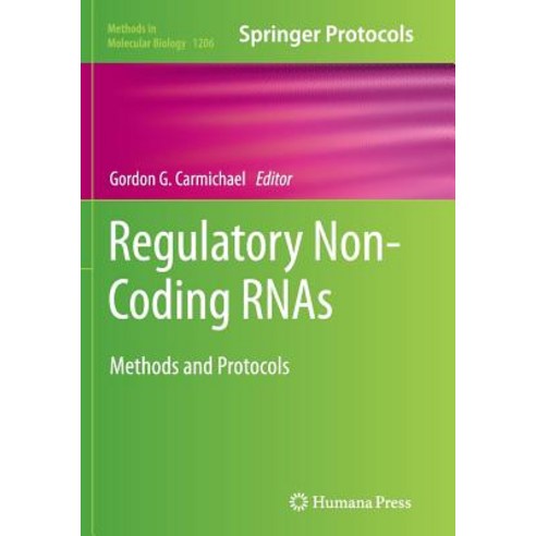 Regulatory Non-Coding Rnas: Methods and Protocols Paperback, Humana Press - 가격