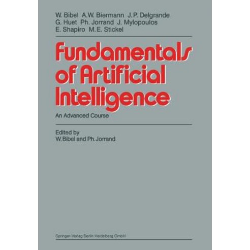 Fundamentals of Artificial Intelligence: An Advanced Course Paperback, Springer