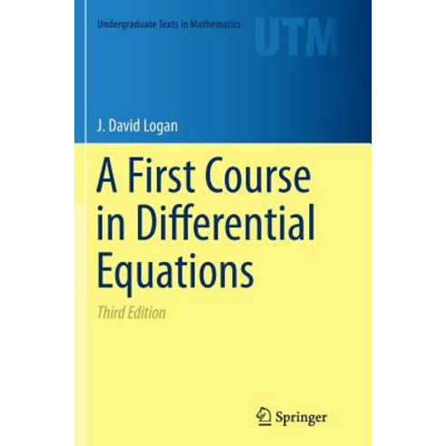 A First Course in Differential Equations Paperback, Springer - 가격 변동 추적 ...