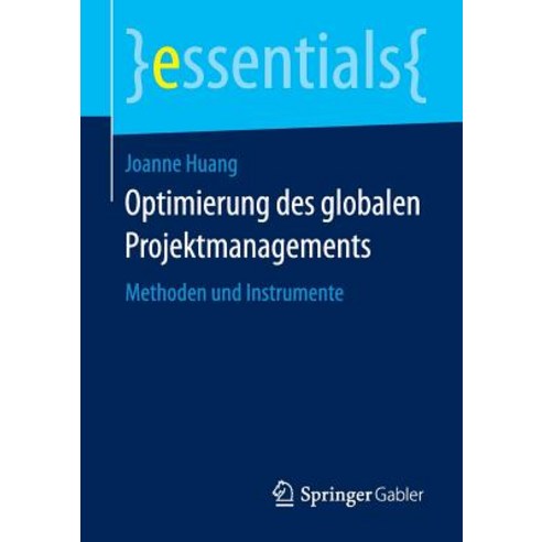 Optimierung Des Globalen Projektmanagements: Methoden Und Instrumente ...
