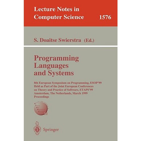 Programming Languages and Systems: 8th European Symposium on Programming ESOP''