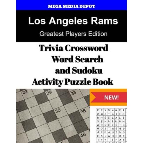 Los Angeles Rams Trivia Crossword Wordsearch and Sudoku Activity Puzzle ...