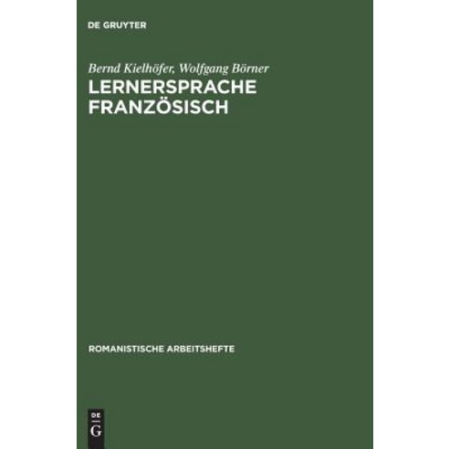 Lernersprache Franz sisch: Psycholinguistische Analyse Des ...