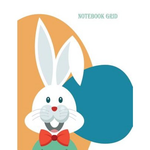 Notebook Grid: Bunny Happy Easter: Notebook Journal Diary 110 Pages 8.5 ...
