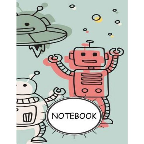 Notebook: Robot: Journal Diary Lined Pages (Composition Book Journal ...